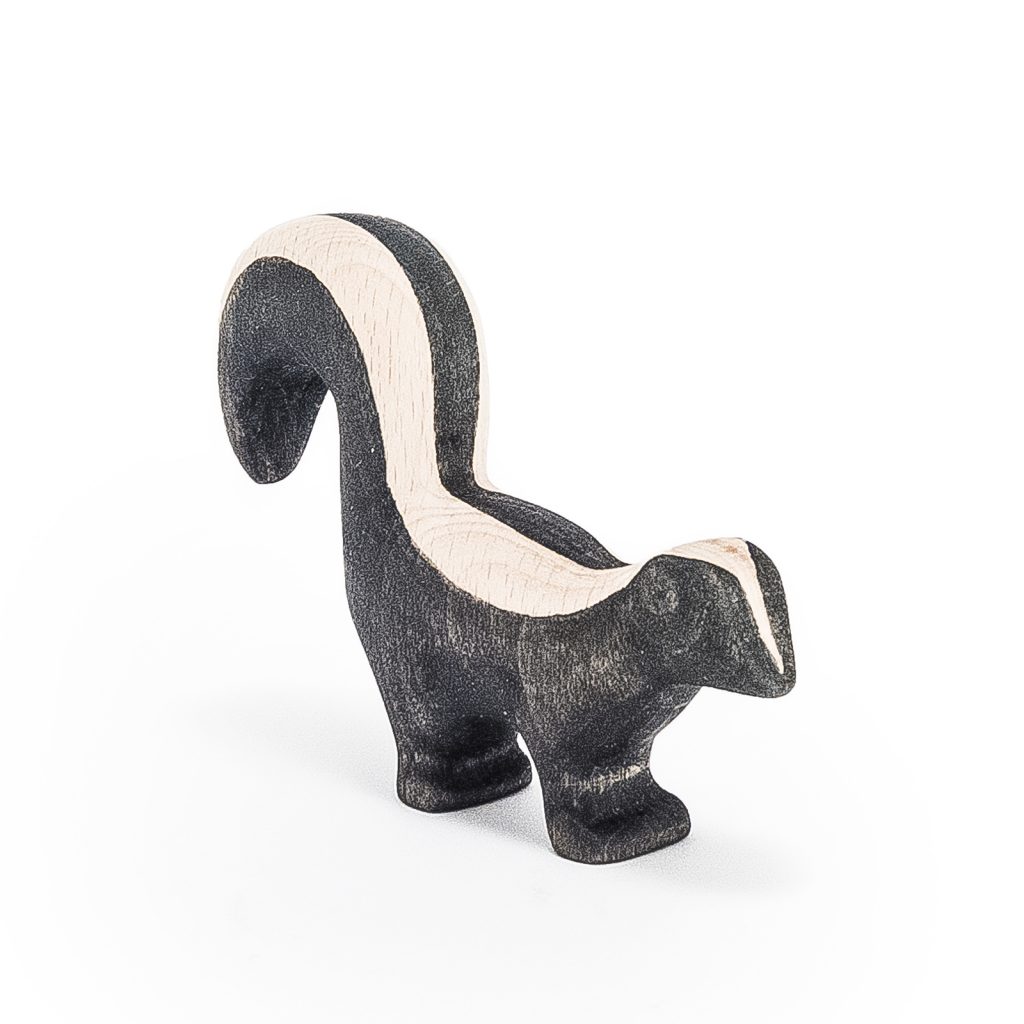 Playing with toy skunks - Mr Fox Crafts - handmade wooden toys and ...