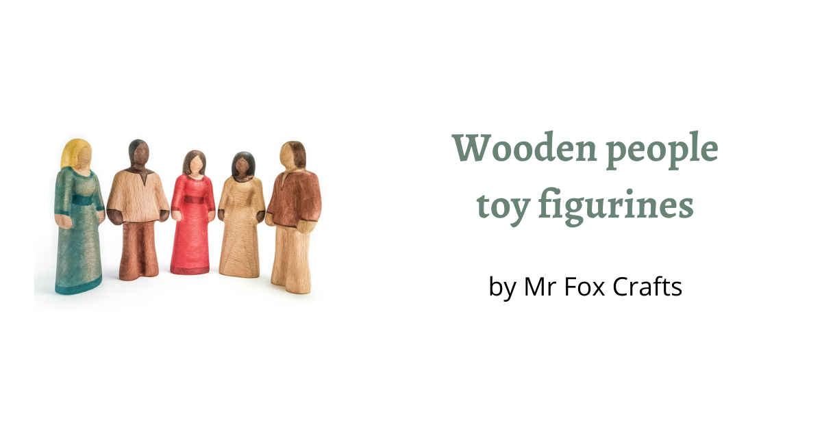 Modern people - Mr Fox Crafts - handmade wooden toys and collectibles